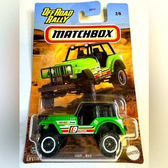 Mattel | Other | Matchbox Off Road Rally Series Jeep 4x4 26 | Poshmark